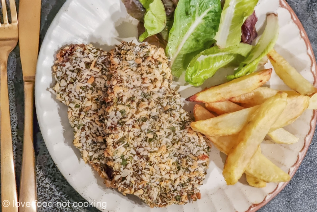 Air Fryer Beef Schnitzel | Love Food Not Cooking