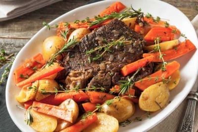 Slow-Cooker Beef Pot Roast | Love Food Not Cooking
