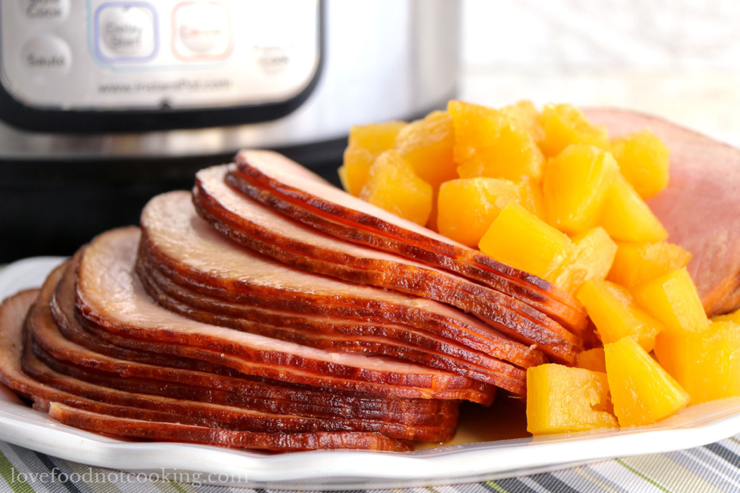 Instant Pot Boneless Ham | Love Food Not Cooking