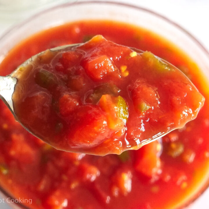 RoTel Substitute (Homemade Rotel Tomatoes) | Love Food Not Cooking
