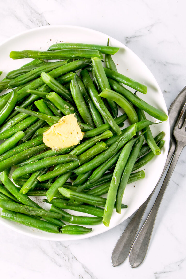 How To Microwave Green Beans | Love Food Not Cooking